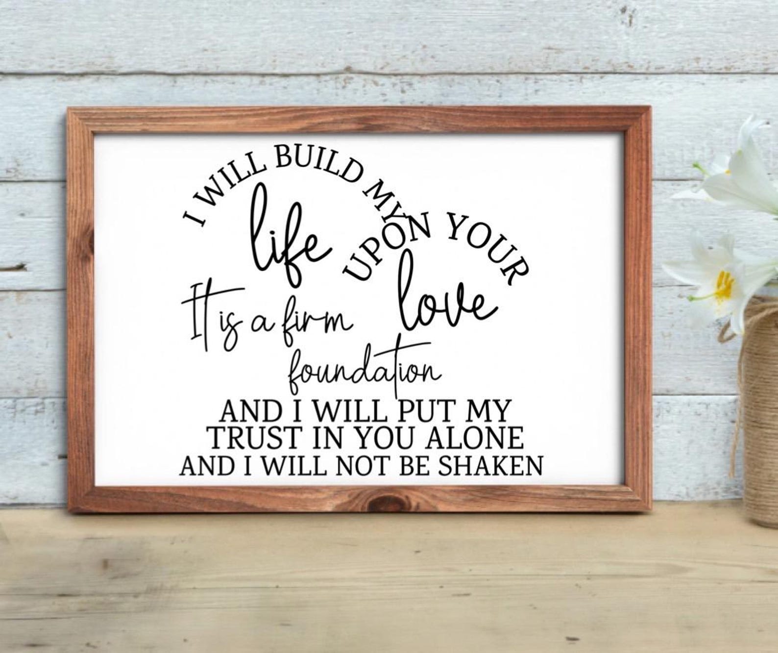 Build My Life Upon Your Love Christian SVG: Worship Song Lyrics ...