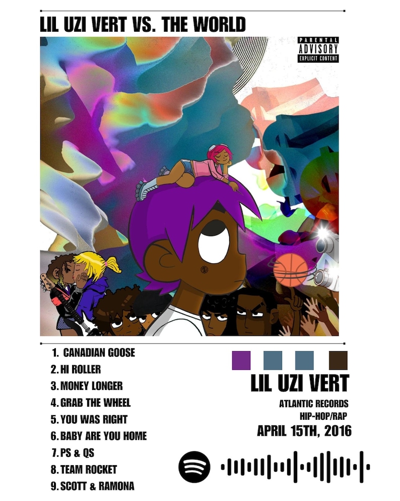 Lil Uzi Vert Set of 3 - Lil Uzi Vs the World (digital Download) - Etsy