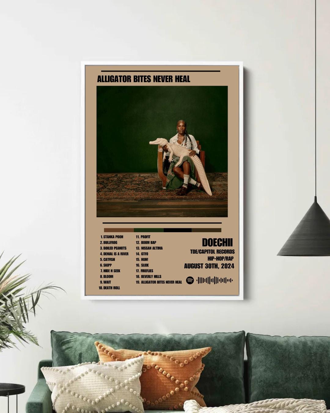 Doechii Set of 3 Digital Posters - Alligator Bites Never Heal Poster ...