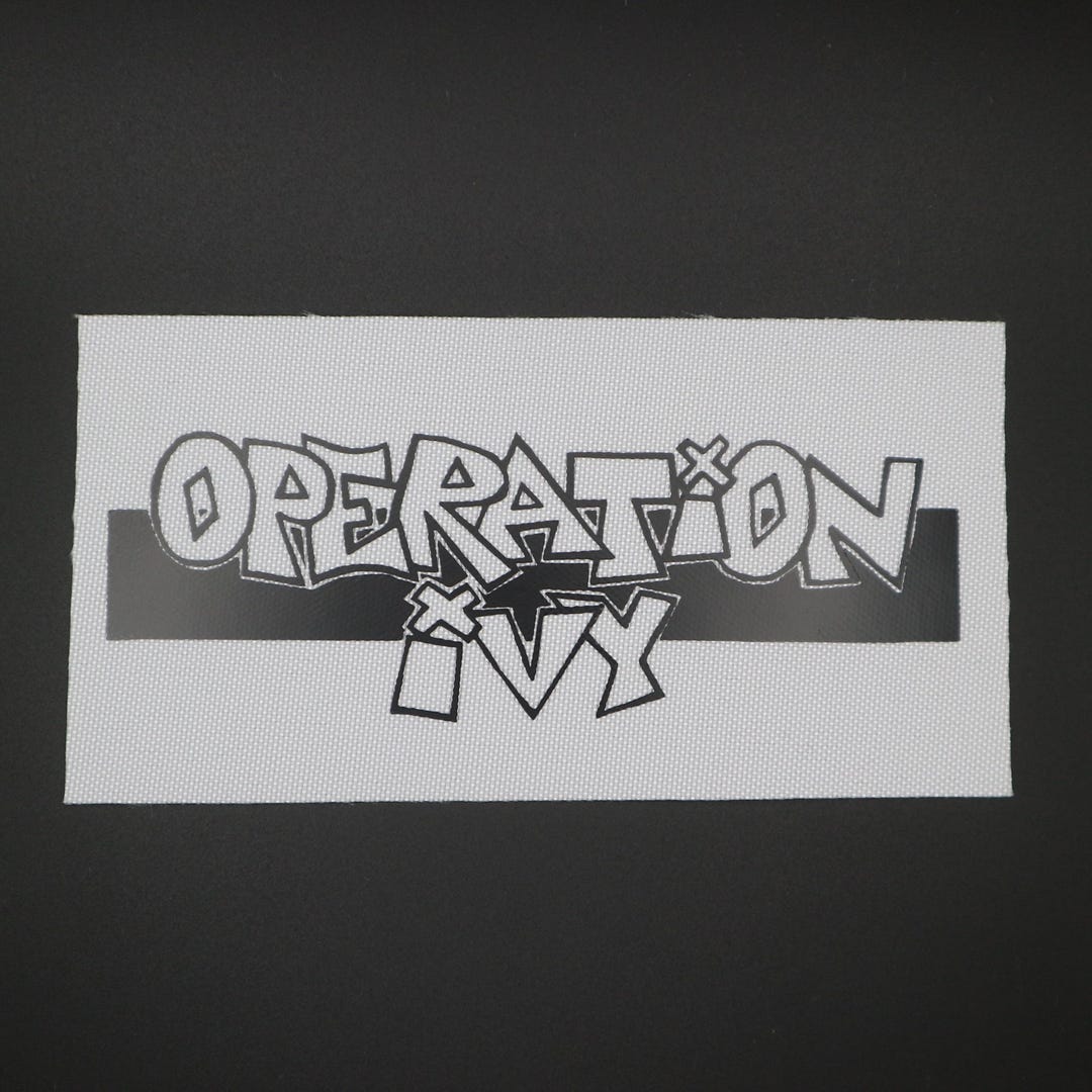Operation Ivy - Logo Patch - Etsy