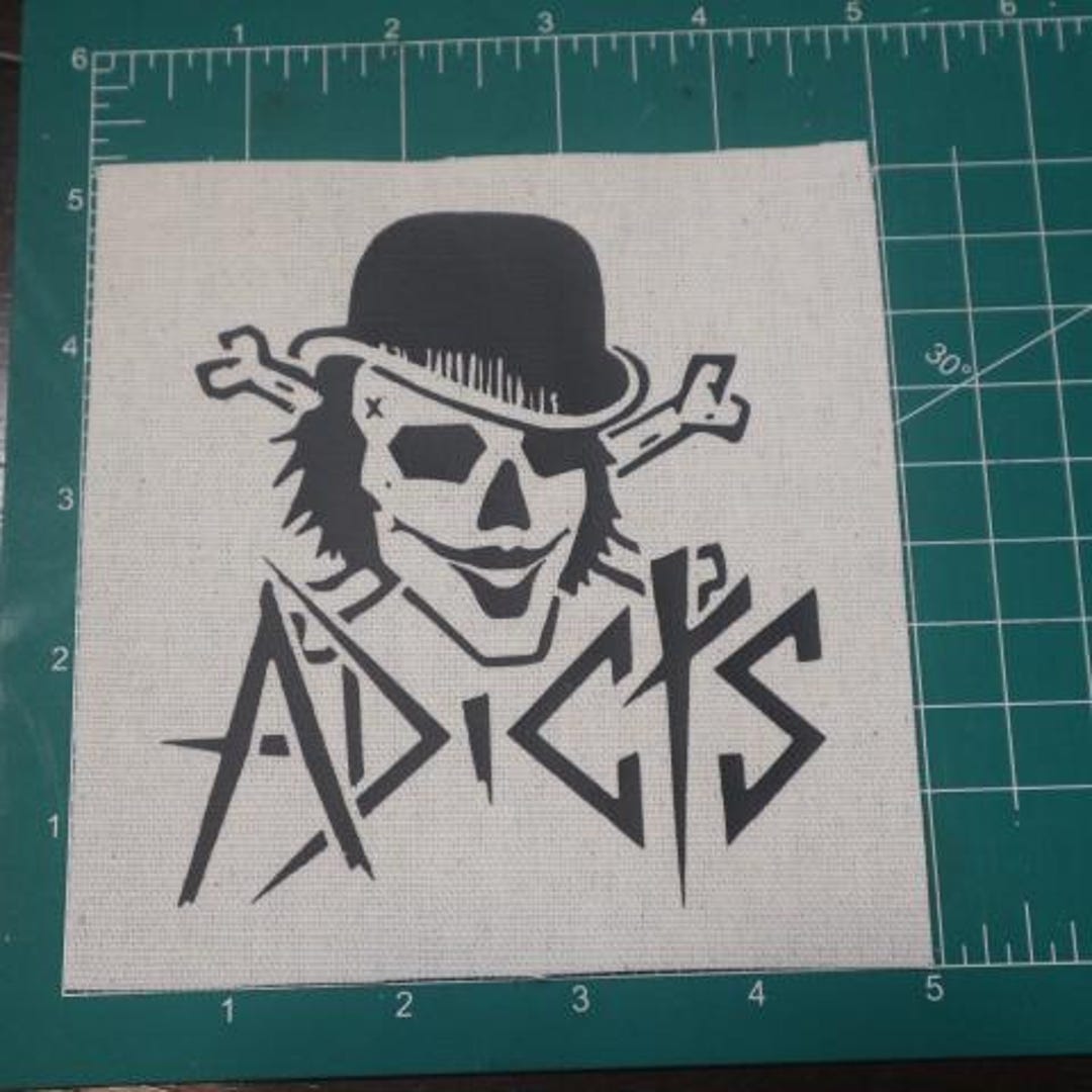 The Adicts - Joker Logo Patch - Etsy