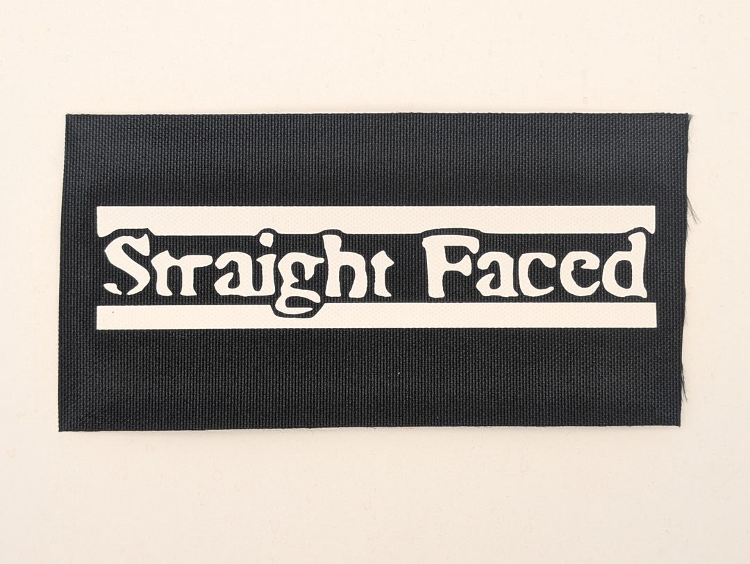 Strait Faced - Logo Patch - Etsy