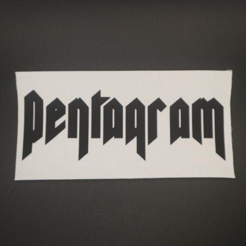 Iron on Patch Pentagram - Etsy