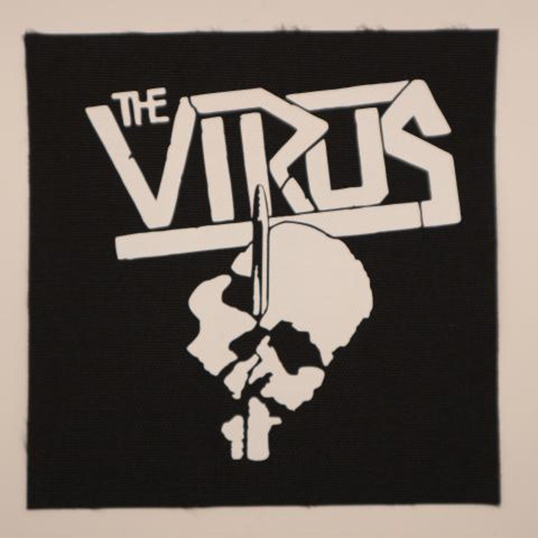 The Virus - Skull Logo Patch - Etsy