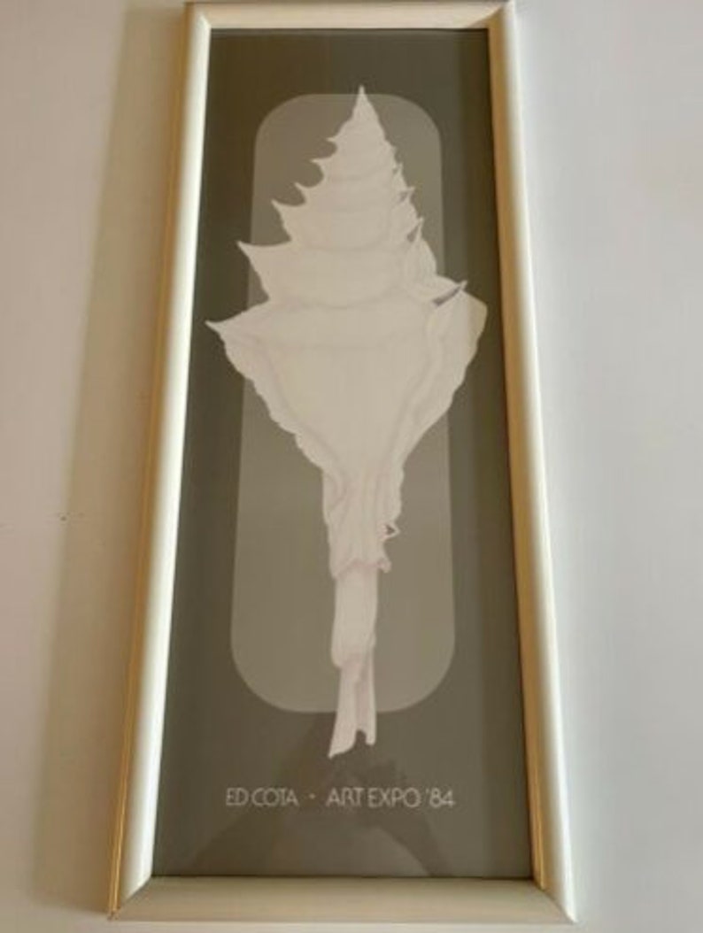 Ed Cota Rare Vintage Poster Art Expo 1984 Framed - Etsy