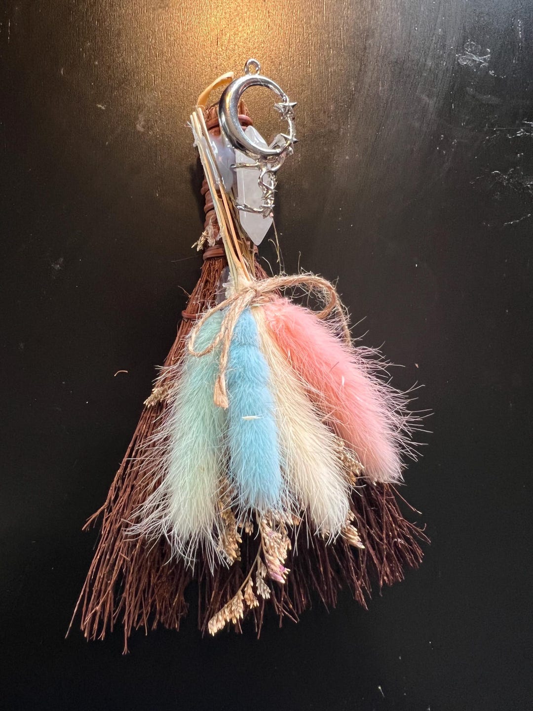 Cinnamon Broom Pink & Blue - Etsy
