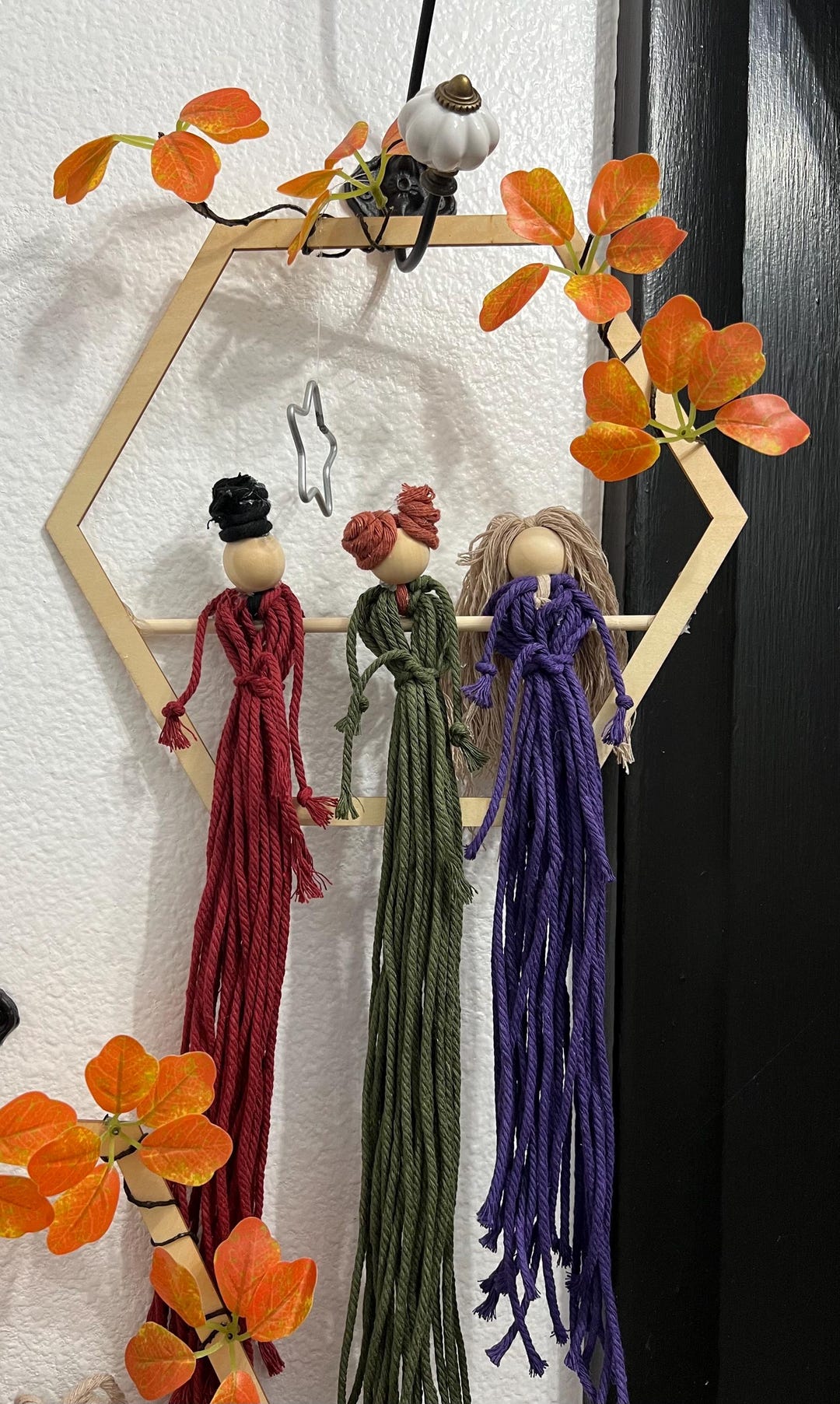 Hocus Pocus - Sanderson Sister Dolls - Wall Hanging - Etsy