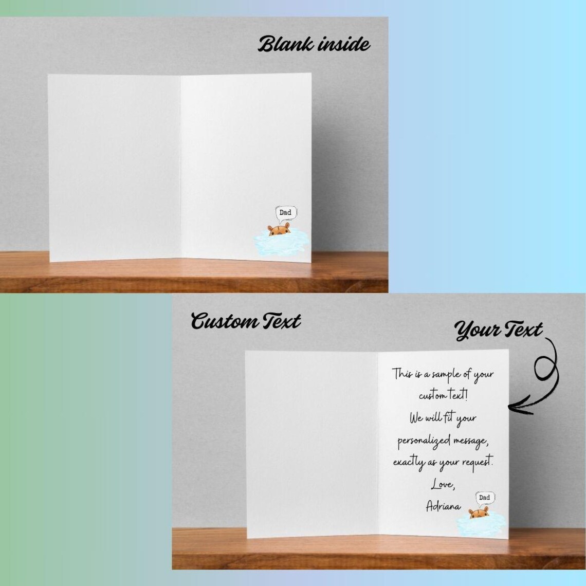 Capy Father's Day Card, Capybara Card for Dad, Happy Father's Day ...