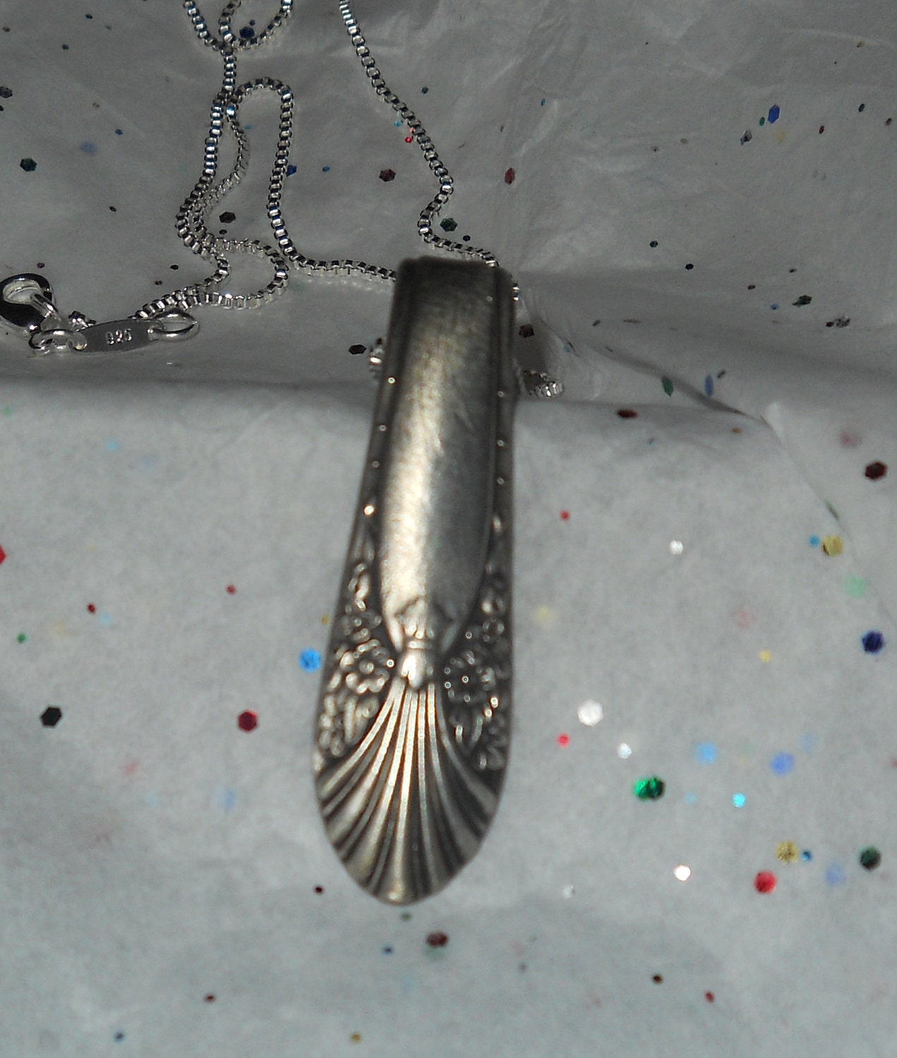 Spoon Fan Pattern Neclace - Etsy