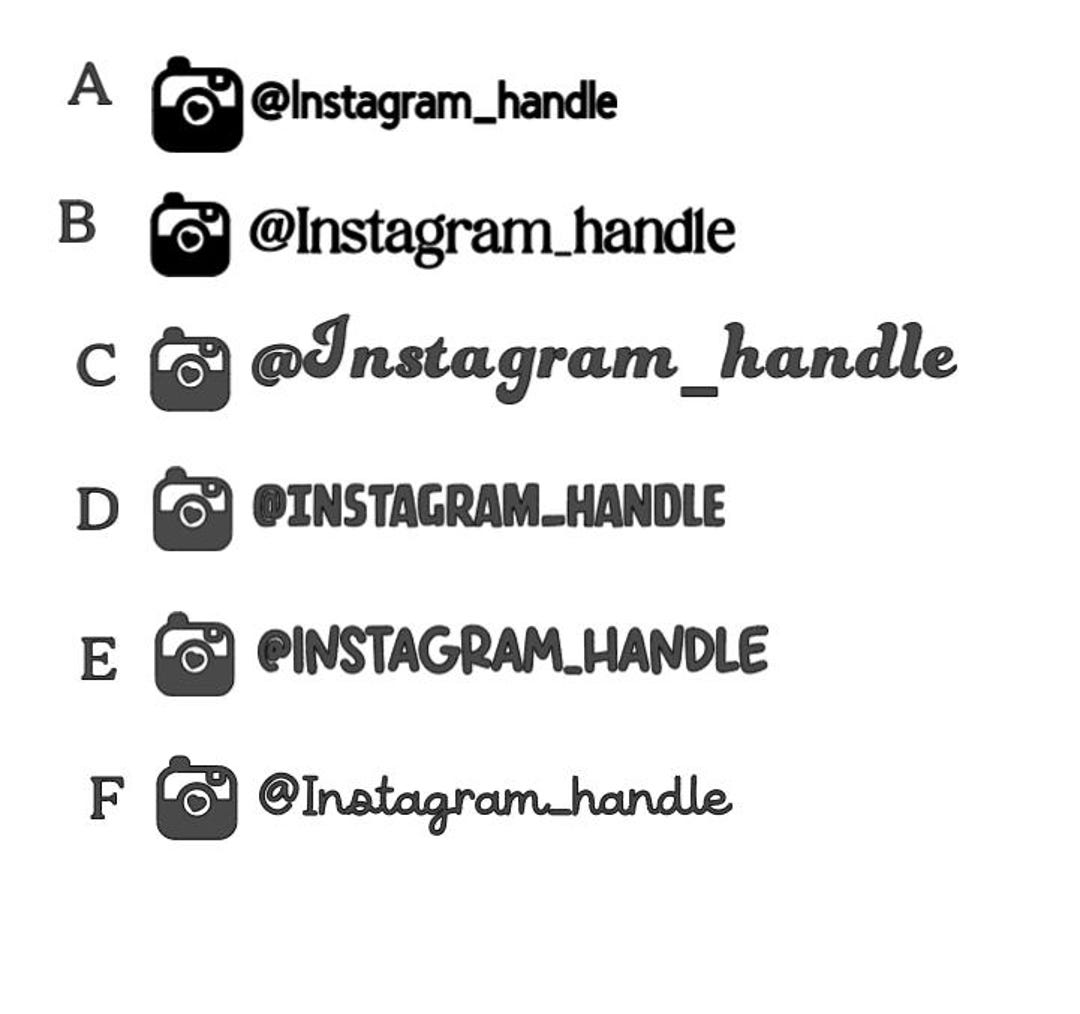 Instagram Decal - Etsy