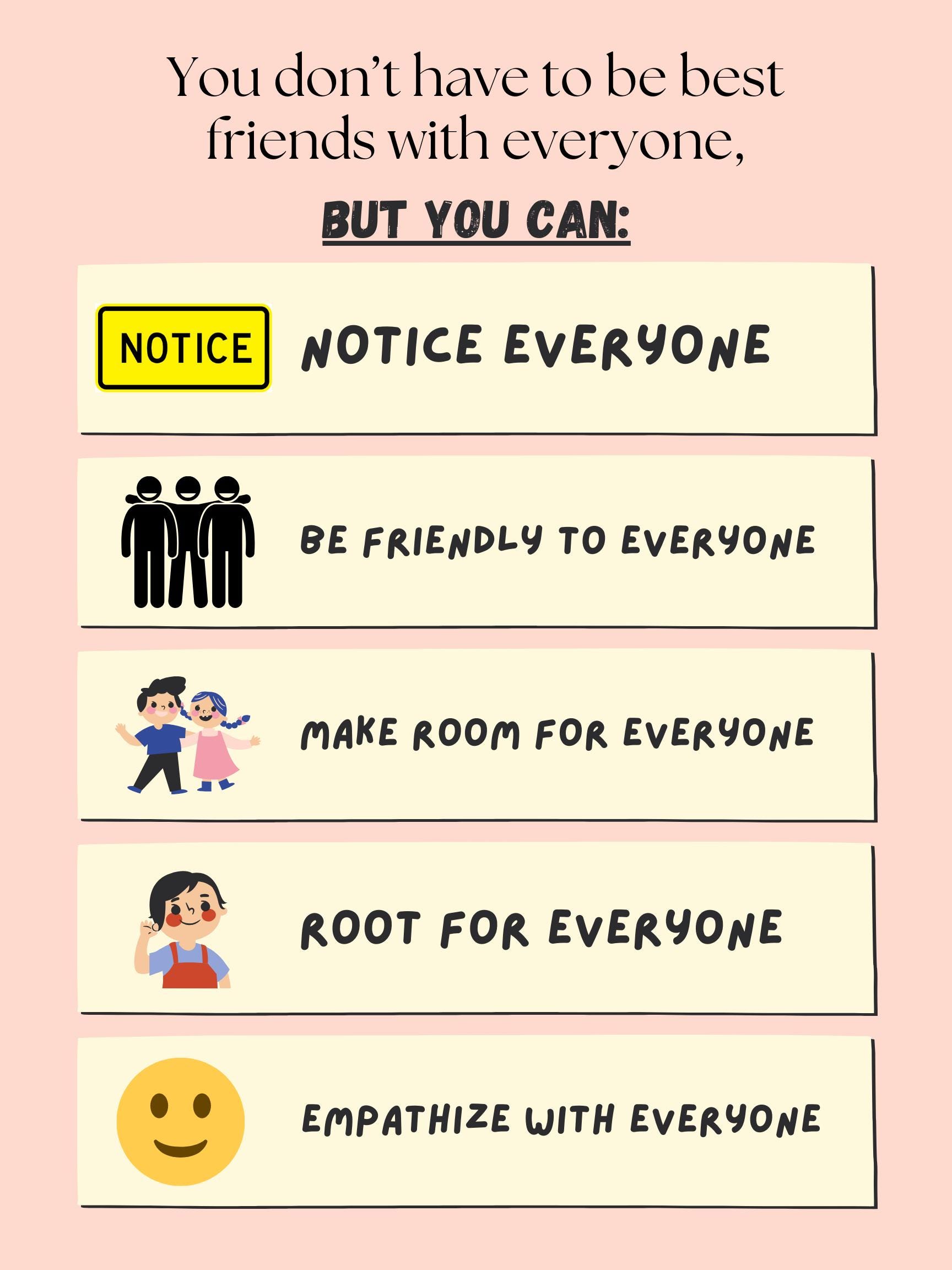 Friendly Classroom Poster - Etsy