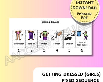 Boys Getting Dressed Sequence - AAC Symbols Boardmaker Picture ...