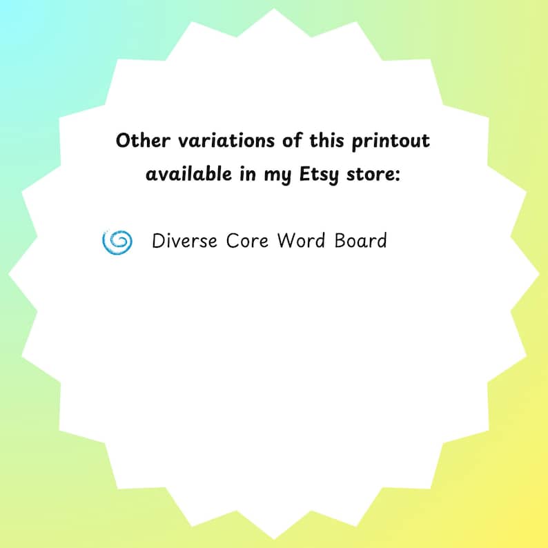 Core Words Boardmaker Digital Download - PDF Autism Non Verbal Speech ...