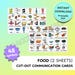 Food - 48 Cut-out PCS Symbols - AAC Boardmaker Digital Download Picture ...