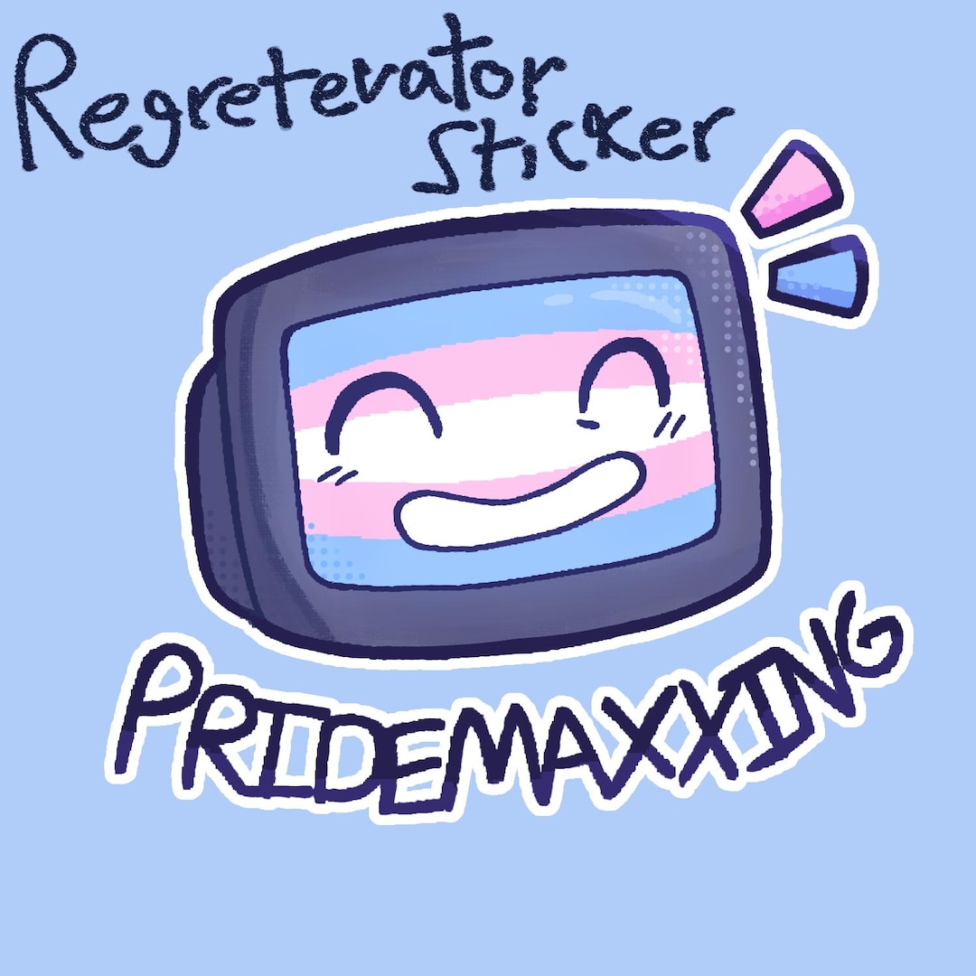 Regretevator Scag Pride Sticker [PRE-ORDER] - Etsy