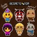 Regretevator Npc Epoxy Keychains [PRE-ORDER] - Etsy