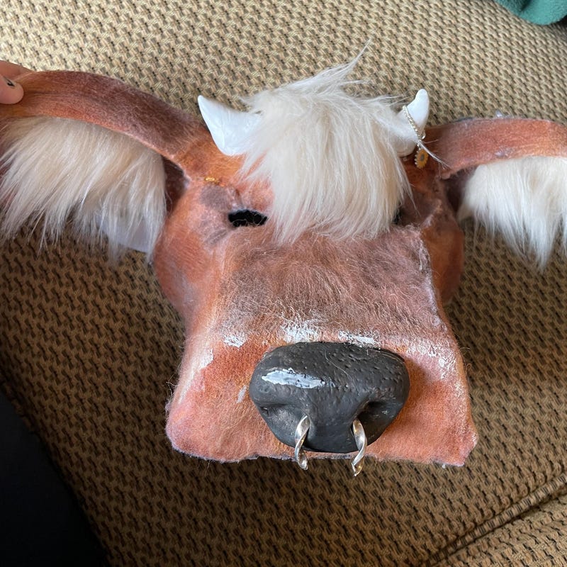 Cow Mask - Etsy