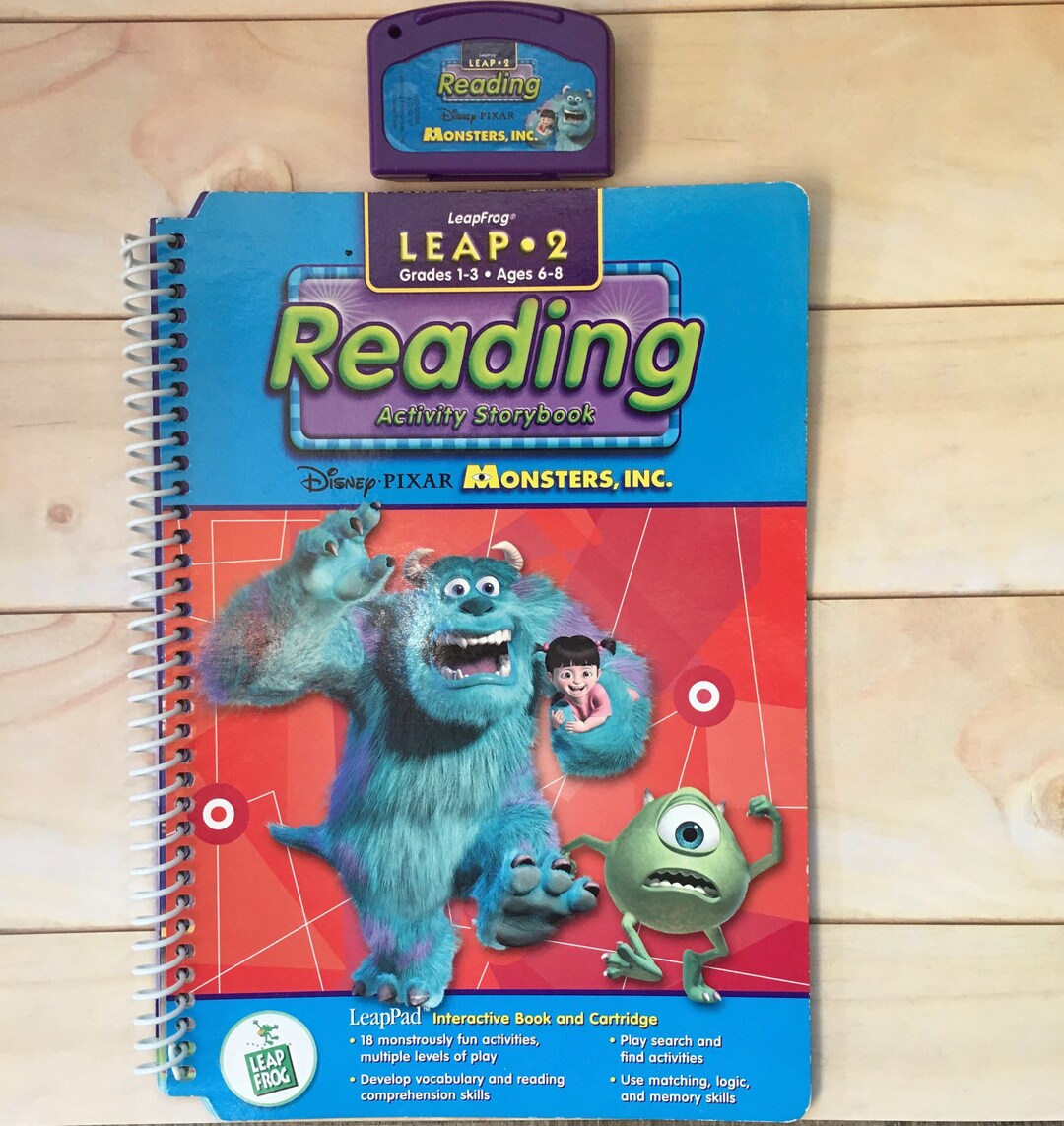 Leapfrog, Leap 2, Reading, Monsters, Inc, Grades 1-3, Ages 6-8 ...