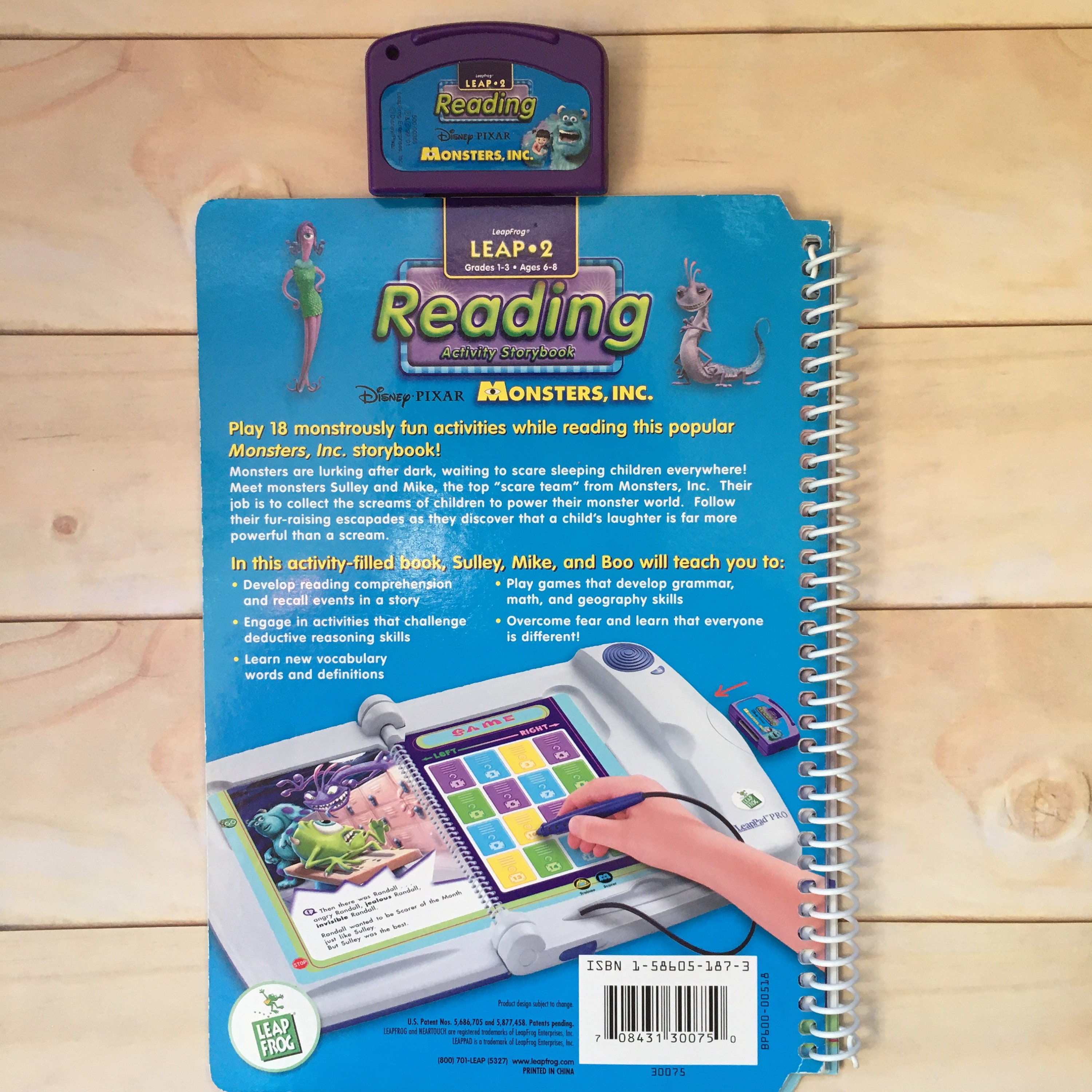 Leapfrog, Leap 2, Reading, Monsters, Inc, Grades 1-3, Ages 6-8 ...