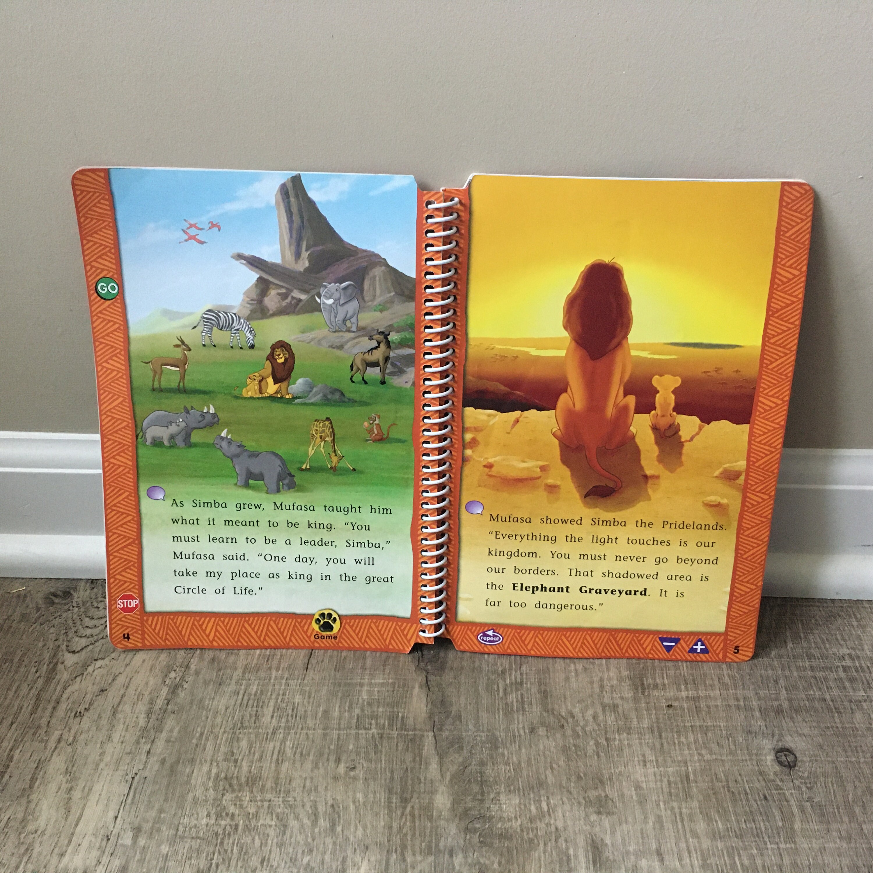 Leapfrog Book and Cartridge, Disneys the Lion King, Leap Start Pre ...