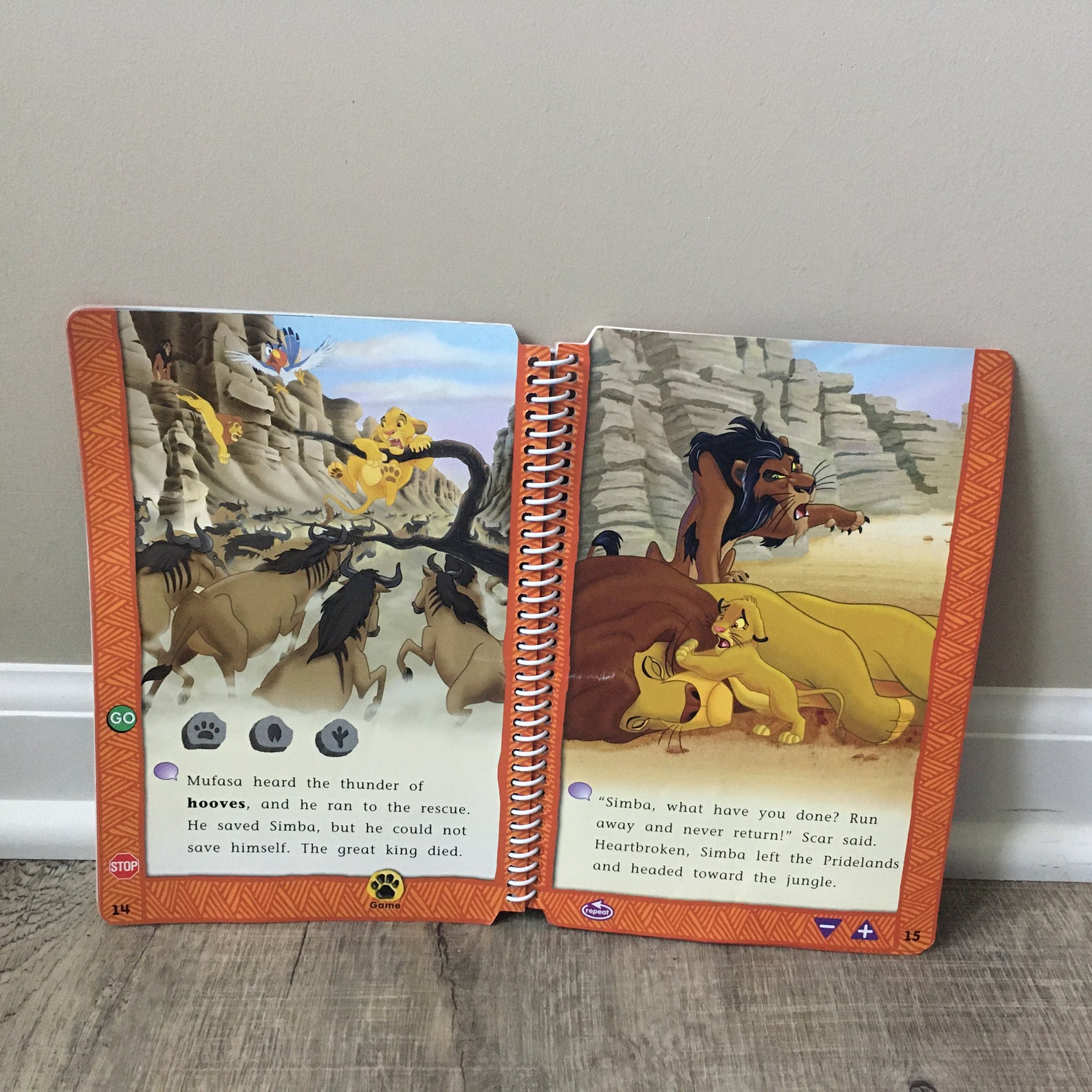 Leapfrog Book and Cartridge, Disneys the Lion King, Leap Start Pre ...
