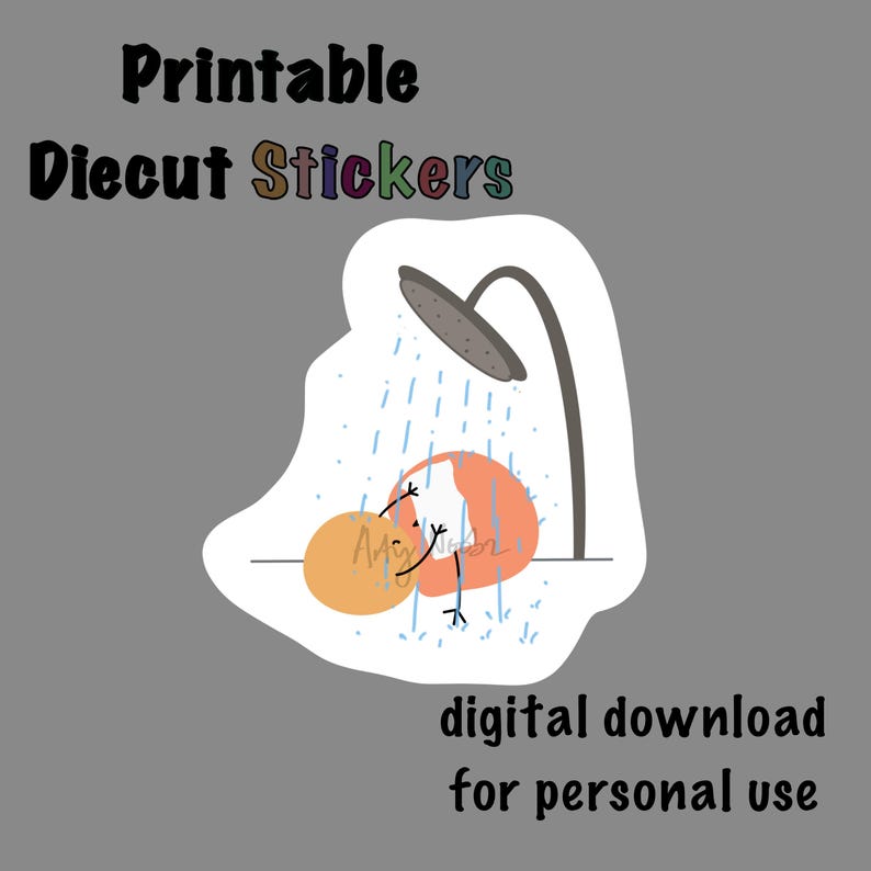 Animated GIF Stickers Cute Adorable Potatoes Shower/ Bath/ Love for ...