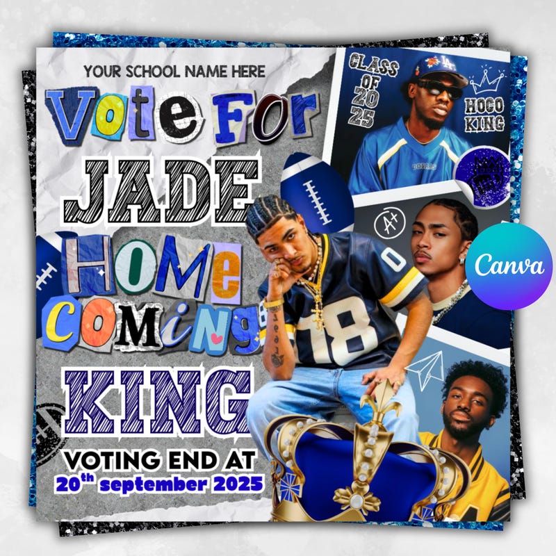 School Vote for Me Poster - Etsy