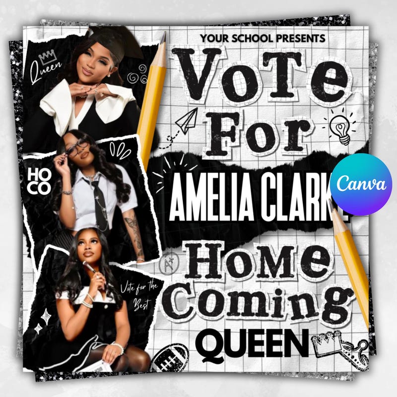 Poster Hoco Queen - Etsy