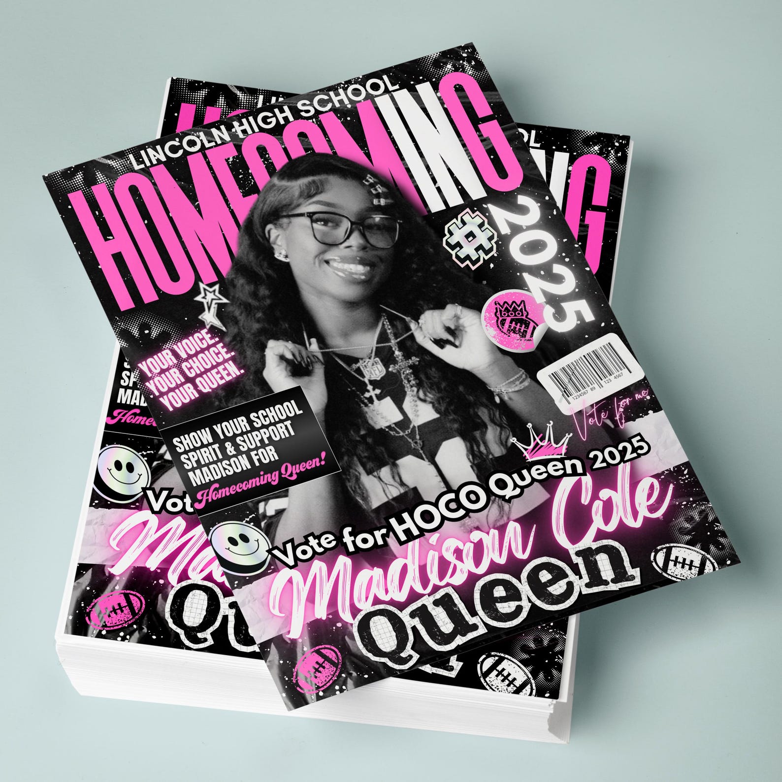 Homecoming Queen Flyer | College Homecoming | Highschool Homecoming ...