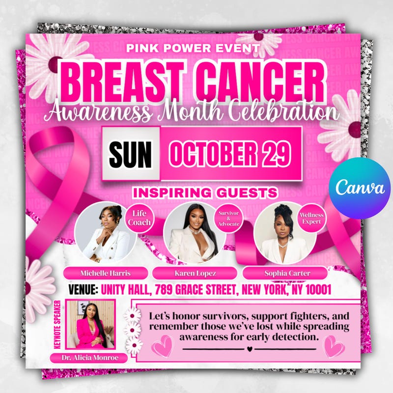 Breast Cancer Walk - Etsy