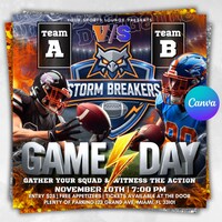 Gameday Graphics - Customizable Canva Templates for Sports Teams ...