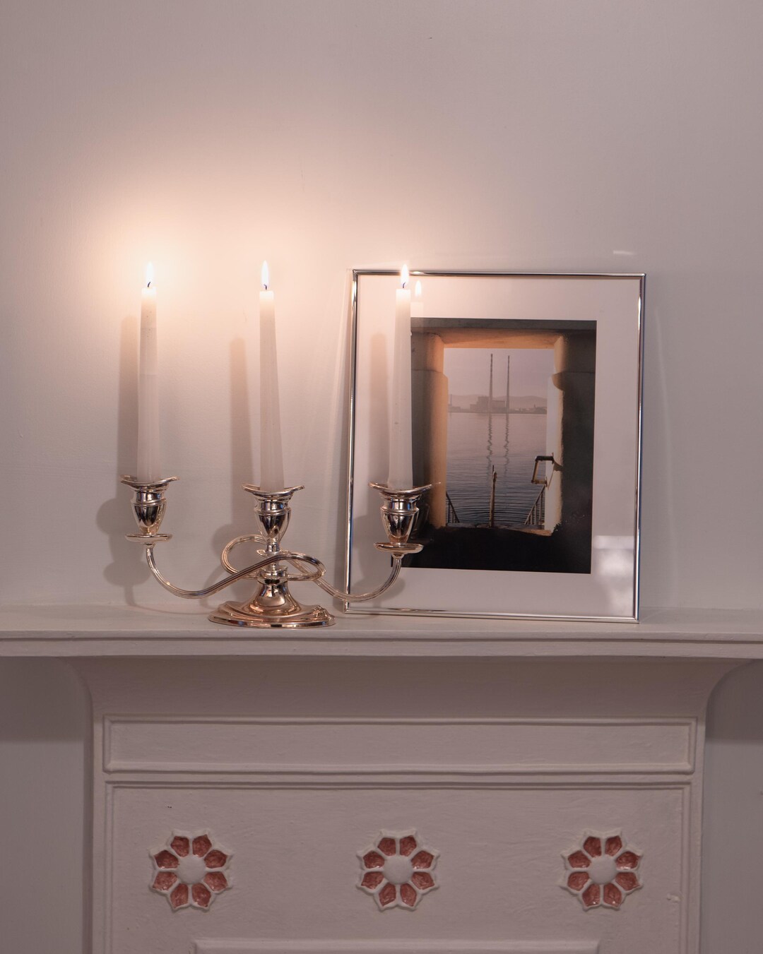 Digitalprint of Poolbeg Towers, Dublin, Ireland for Decoration or ...