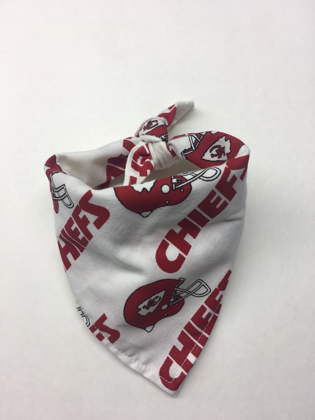 Kansas City Chiefs Dog Bandana, Personalized Pet Collar - Etsy