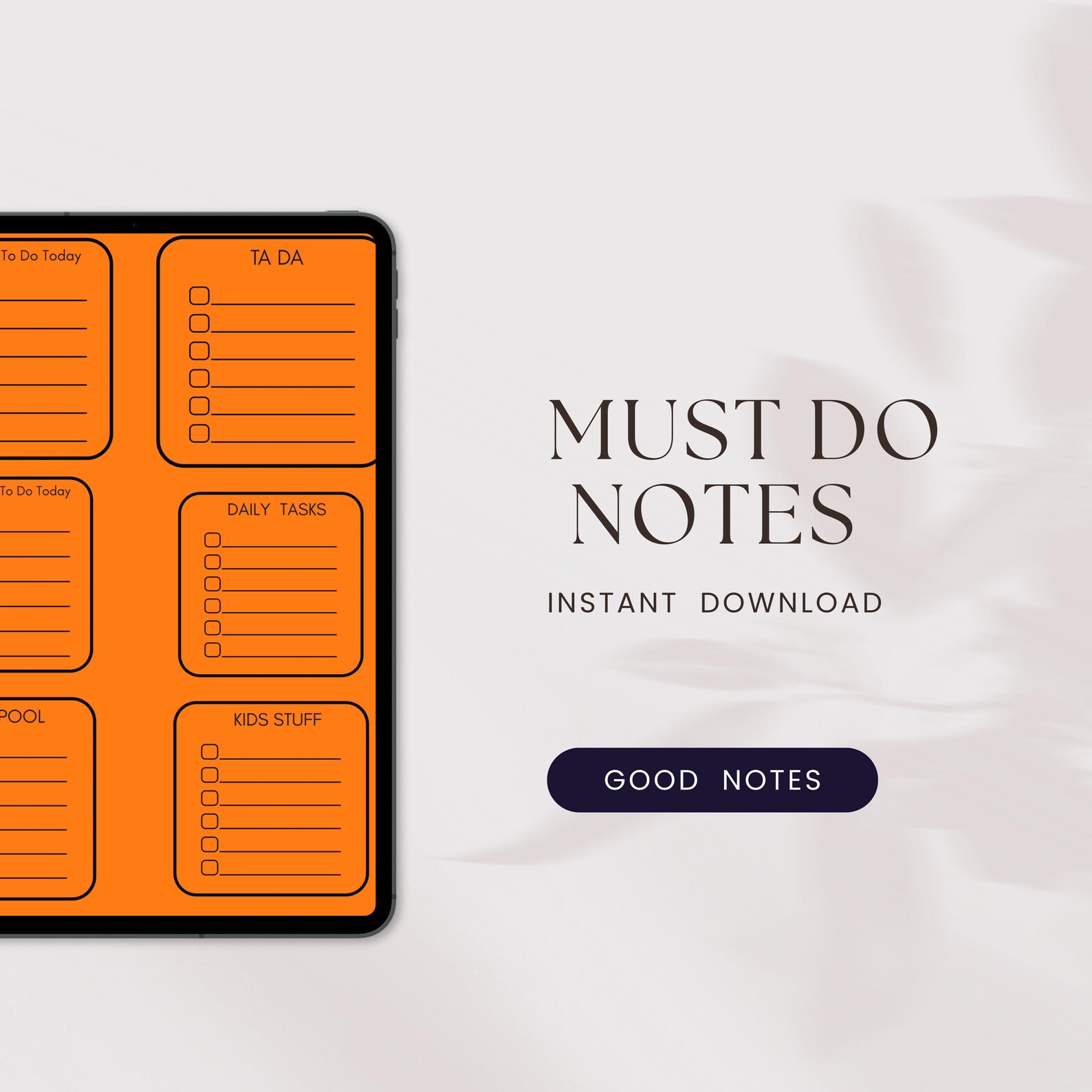 Brain Dump Sticky Notes | Must-do Lists for Digital Planning ...