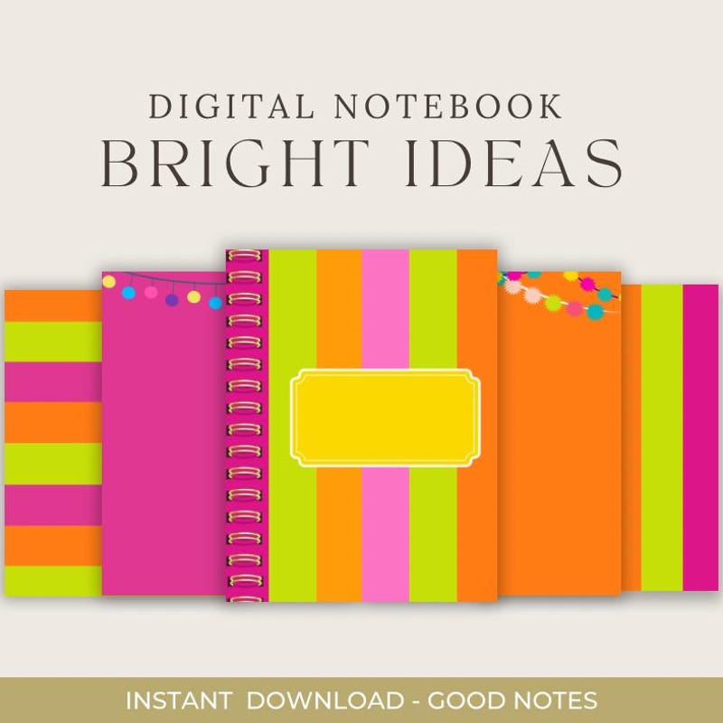 Preppy Notebook - Etsy