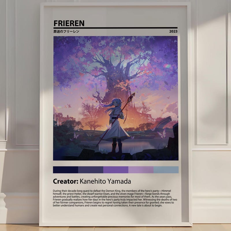 Frieren Poster - Etsy