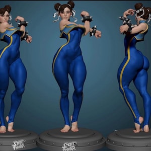 Chun Li Training Outfit Resin Figure Statue Model Kit 1:6 Scale ...