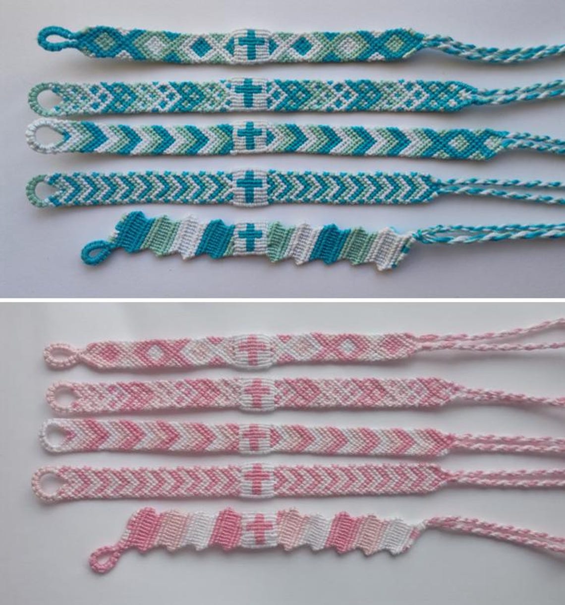 Cross Friendship Bracelets - Etsy