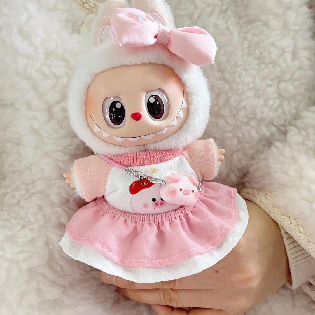 Labubu Cute Doll Clothes - Kawaii Labubu Outfit Handmade Labubu Doll ...