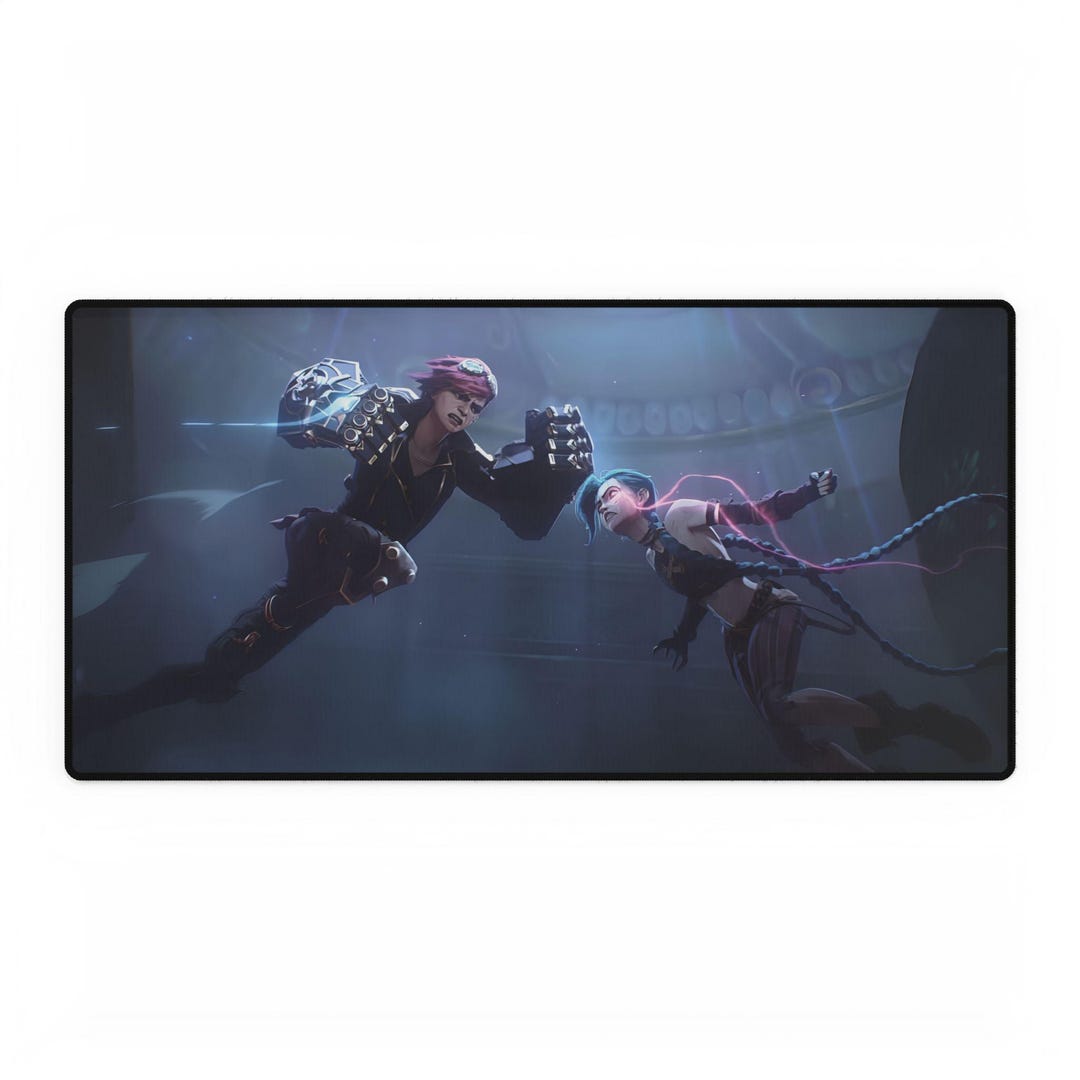 Jinx VI Arcane Desk Mat | Gaming Mousepad | Gift for Gamers | Arcane ...