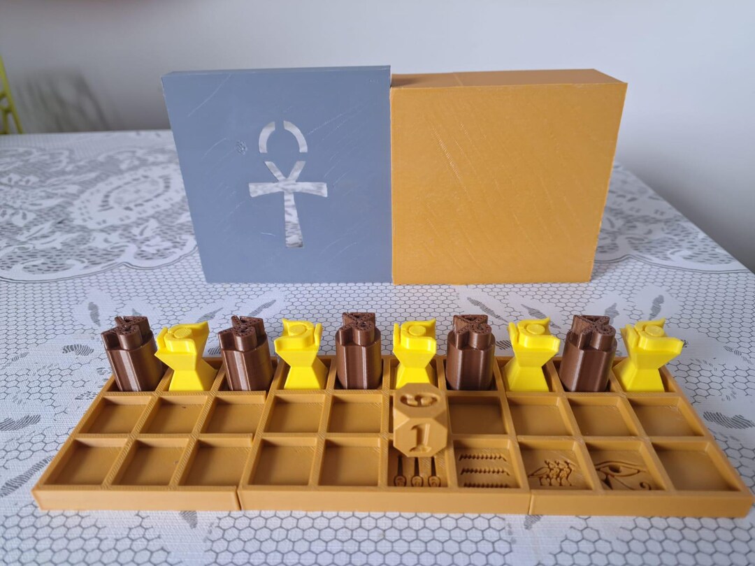 Senet - Stl 3d Printing - Ancient Egyptian Board Game - Tabletop - Etsy