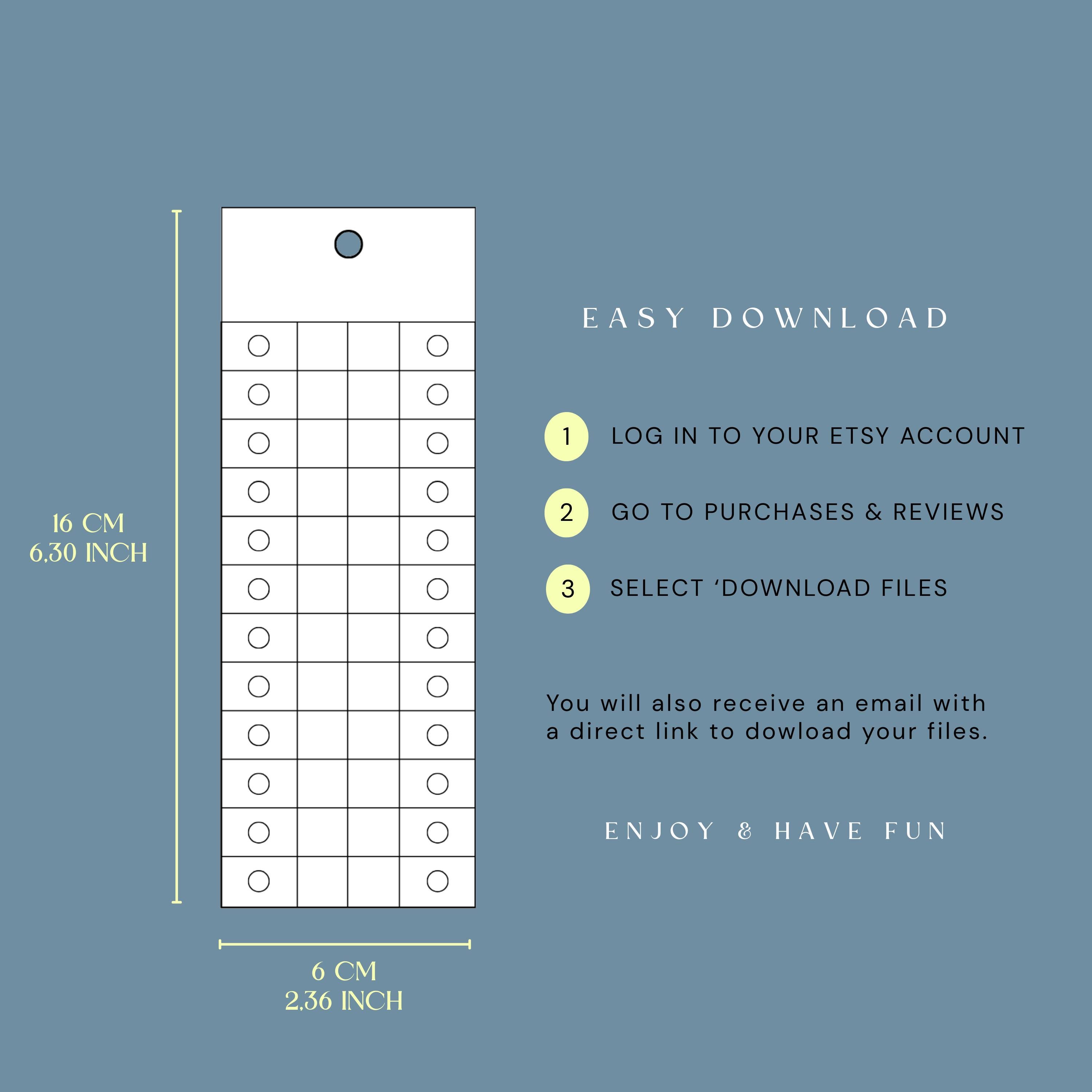 Digital Blank Colour Swatch Template – Rectangular Printable Colour ...