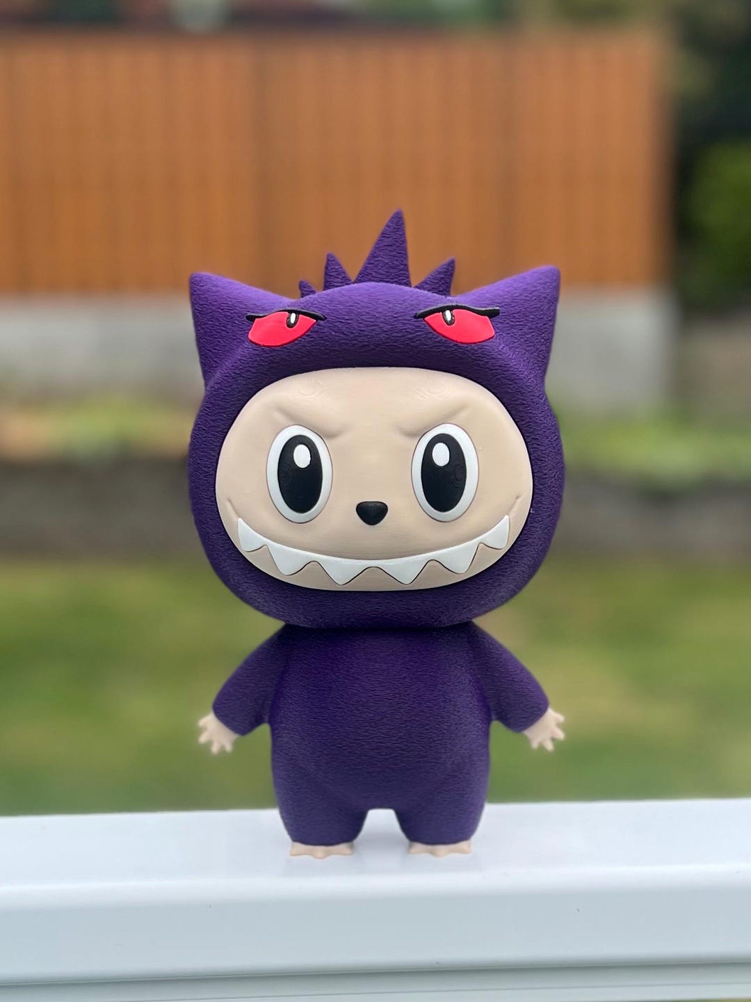 3D Printed Gengar Labubu - Etsy