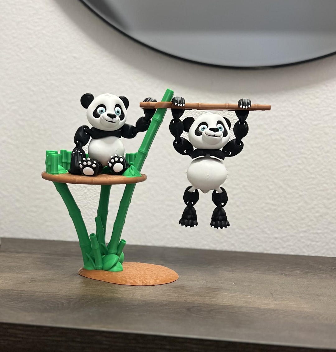 Hanging Pandas - Etsy