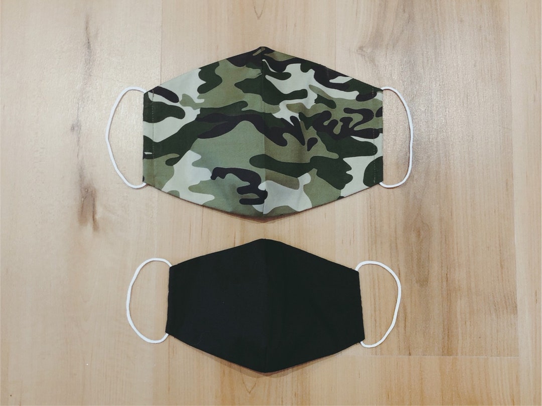 XXL Face Mask, Triple Layer Washable Cotton Face Mask, Extra Extra ...