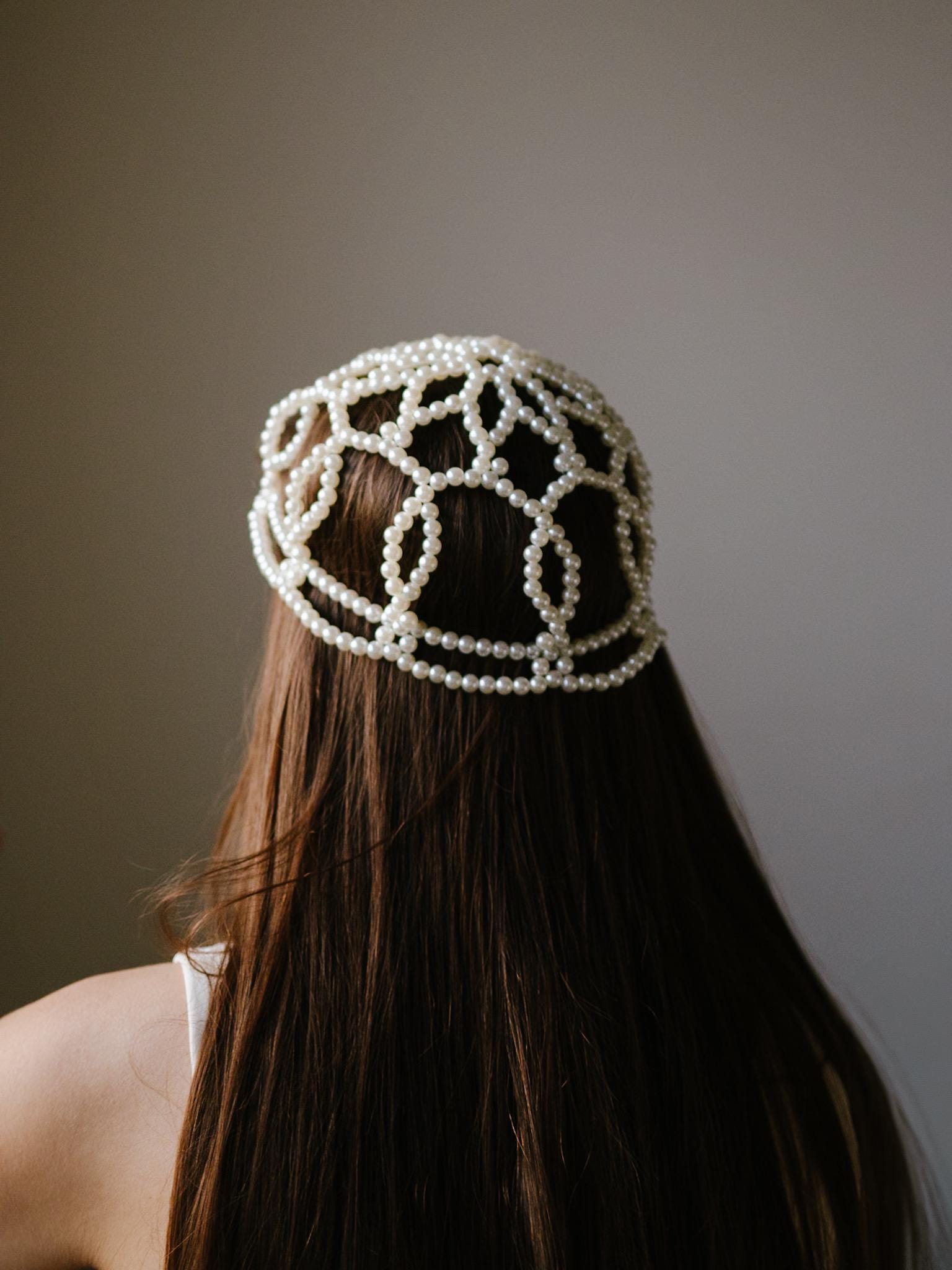 Pearl Bridal Tikka Cap: Handmade 1920s Gatsby Headpiece - Etsy