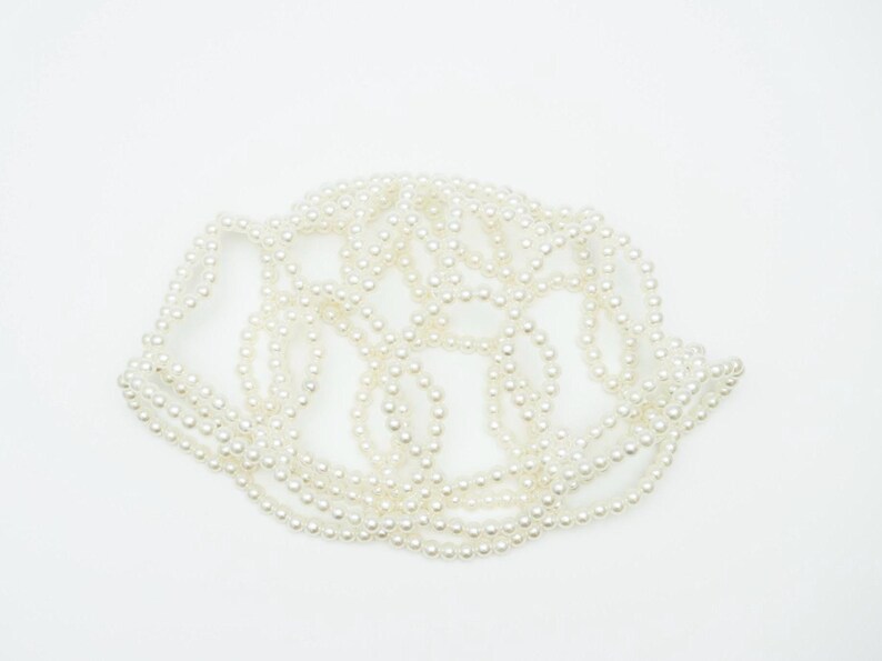 Pearl Bridal Tikka Cap: Handmade 1920s Gatsby Headpiece - Etsy