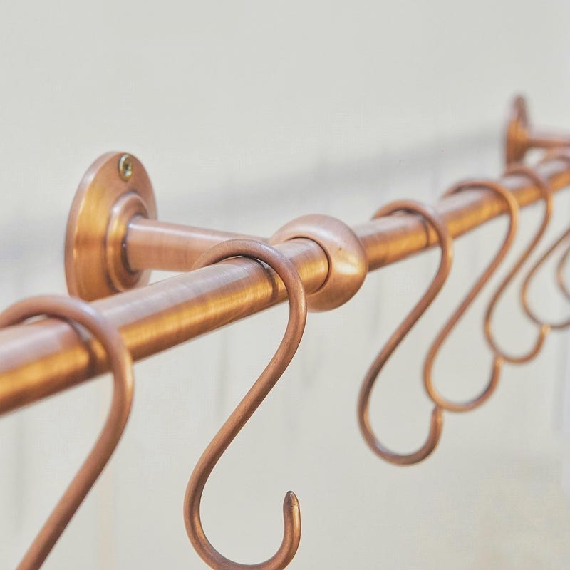 Kitchen Utensil Rack Copper - Etsy