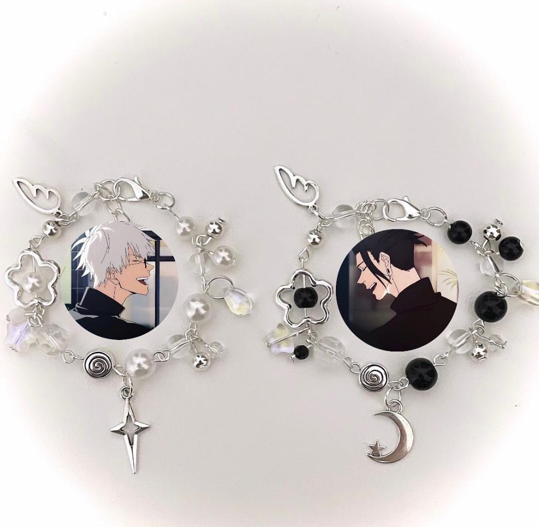 Jujutsu Kaisen Inspired Satoru Gojo and Suguru Geto Matching Bracelet ...