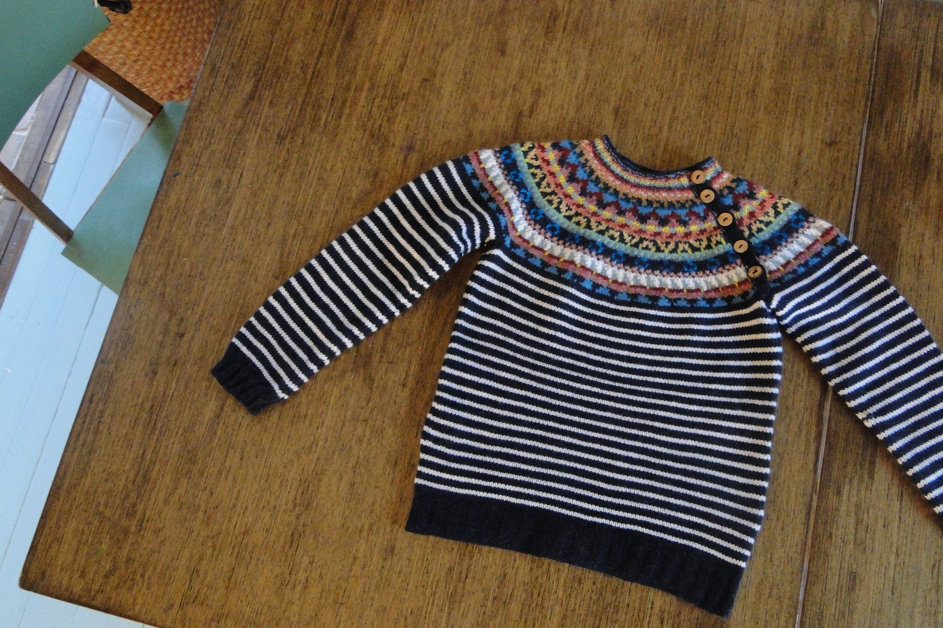 Fair Isle Sweater Knitting Pattern for Children - Etsy